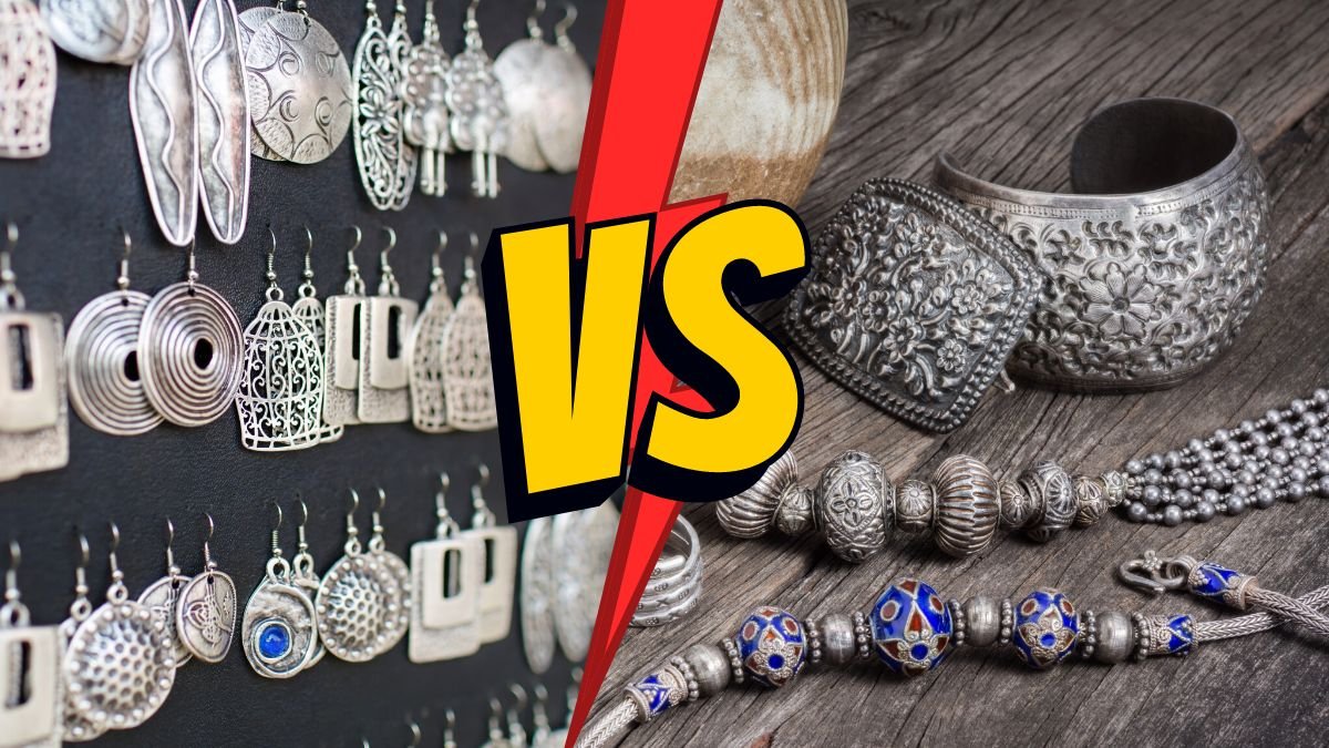 Jewellery | Oxidised vs German Silver | 10 Amazing Differnece - Avvni ...